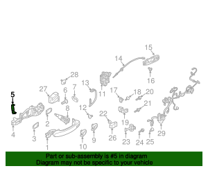 2018-2019 Volkswagen Beetle Handle Base Bracket 5C5-837-441 | OEM Parts ...