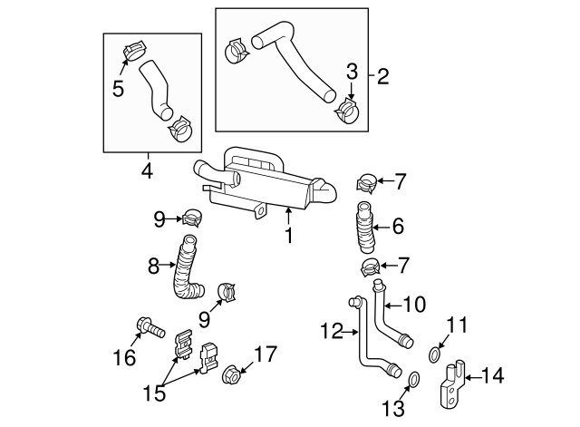 2015-2020 Hyundai Inlet Hose 25450-B1510 | OEM Parts Online