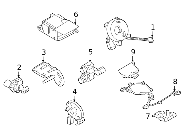 25554-6LB0A - Air Bag Clockspring 2020-2024 Nissan | AutoNationParts.com