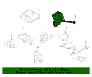 25554-6LB2A - Clock Spring 2020-2024 Nissan | Nissan Parts ...