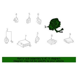 2021-2024 Toyota Sienna Clock Spring 84308-08010 | Toyota Parts Express