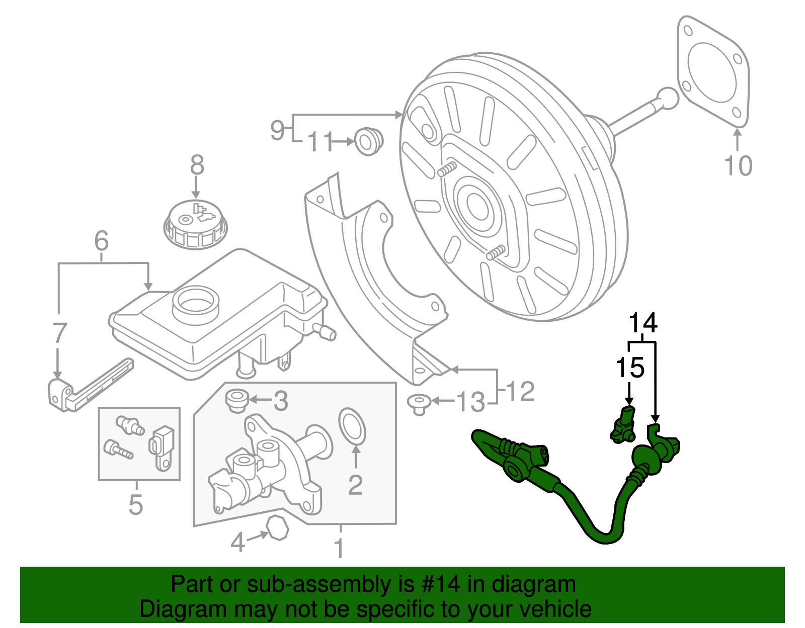 2015-2019 Audi Vacuum Hose 5Q0-612-041-AH | OEM Parts Online