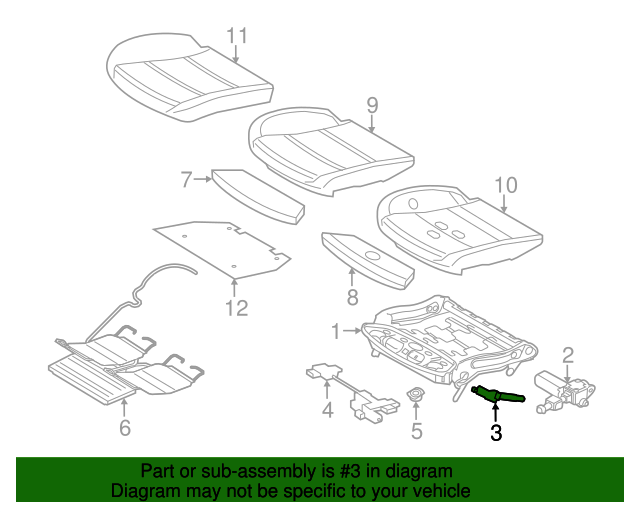 52109168757 - 2007-2016 BMW Adjuster (52-10-9-168-757) | BMW of South ...