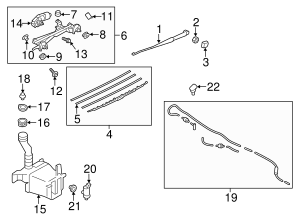 2006-2020 Subaru OEM NEW 2008-2019 Subaru Impreza WRX Limited Washer ...