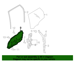Genuine OEM Inner Panel Part# LR059006 Fits 2015-2019 Land Rover ...