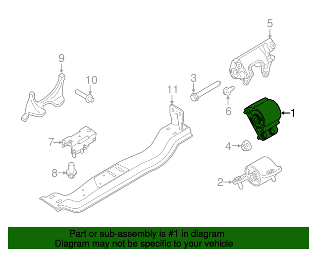 2017-2022 Ford Mount HC3Z-6038-A | OEM Parts Online
