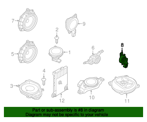 96316-3T100 - Rear Dr Speaker 2015-2017 Kia K900 | Kia.Parts Store