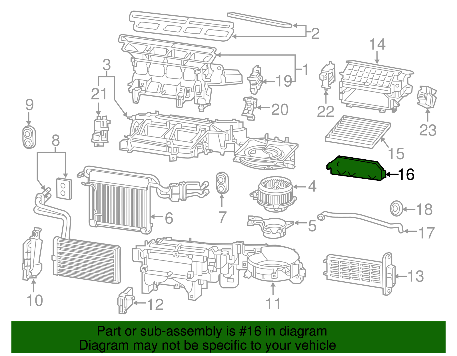 2016-2023 Toyota Tacoma Cabin Air Filter Cover 88899-04010 | OEM Parts ...
