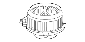 2016-2023 Toyota Tacoma Motor Sub-Assembly, Blower With Fan 87103-04050 ...