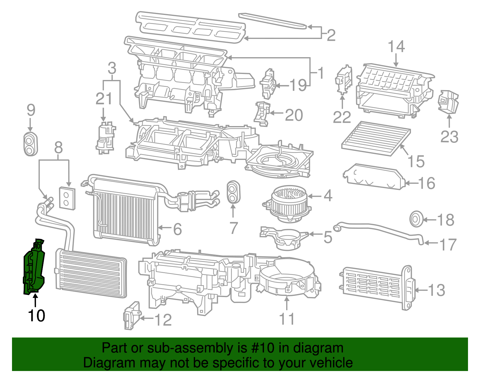 2016-2023 Toyota Tacoma Heater Core Cover 87237-04010 | Toyota Parts Center