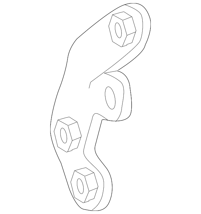 642-140-05-40 - Connector Pipe Bracket 2014-2018 Mercedes-Benz ...