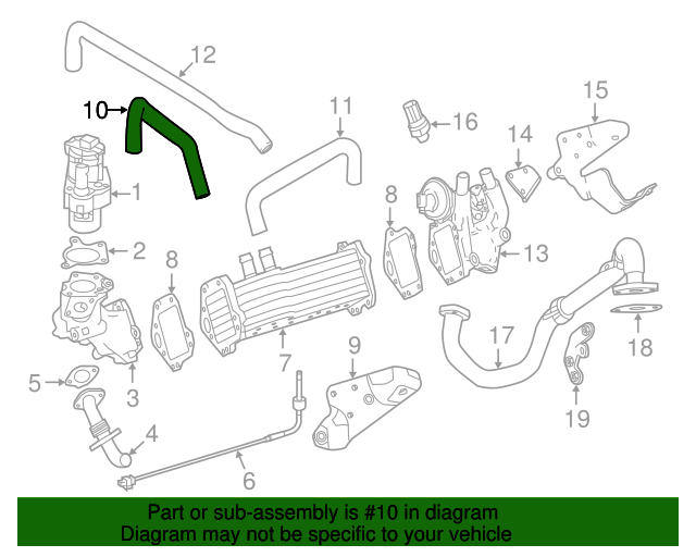 642141058364 - Coolant Hose 2010-2021 Mercedes-Benz | Mercedes-Benz USA ...