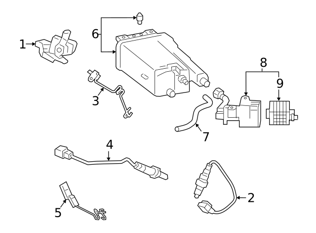 25860-0P030 - Vacuum Switch - 2018-2023 Toyota | OEM Genuine Toyota Parts