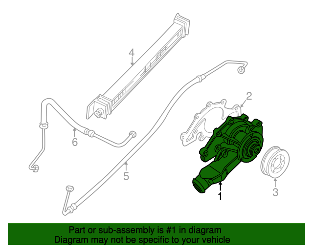 1994-2004 Land Rover Water Pump Assembly STC4378 | Sacramento Land ...