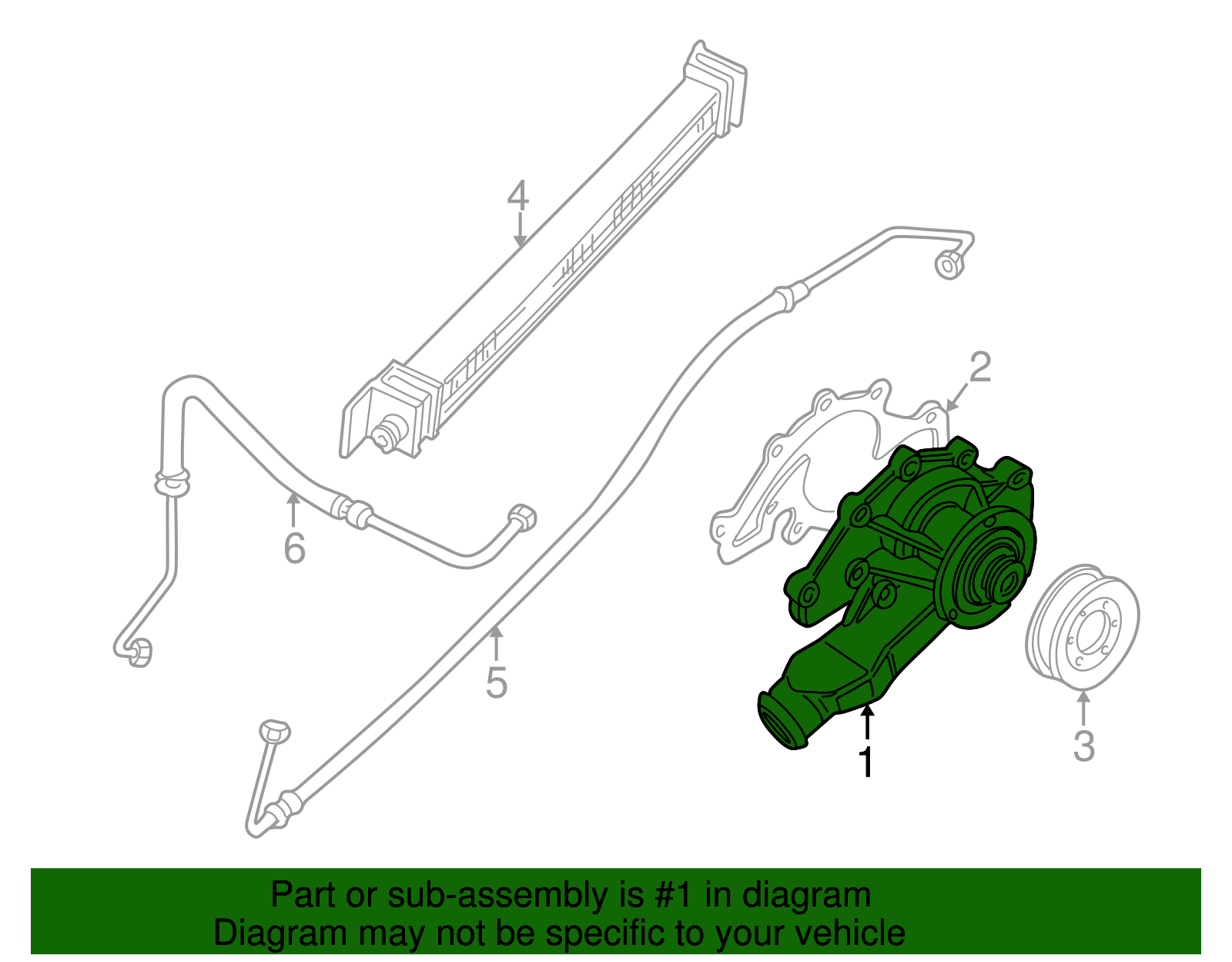 1994-2004 Land Rover Water Pump Assembly STC4378 | Sacramento Land ...