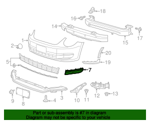 5C5-854-662-G-ZLL - Outer Grille - 2018-2019 Volkswagen Beetle | VW ...