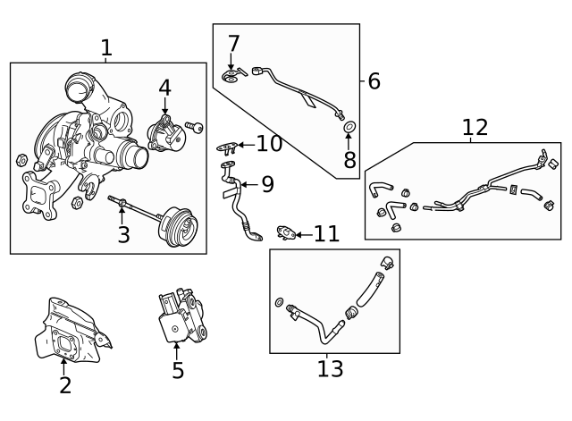 2023 Buick Encore GX Turbocharger 25204082 | AutoNationParts.com