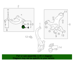 54436-38000 - Upper Ball Joint Dust Cap 2001-2009 Kia | Kia.Parts Store