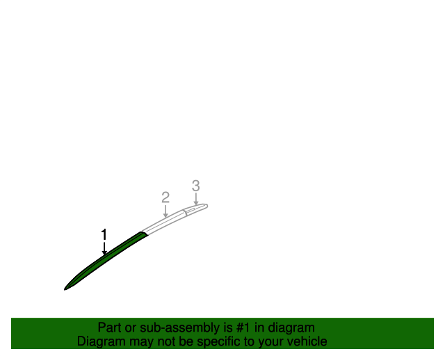 54375a19aa4 - 2007-2020 BMW Center Molding (54-37-5-A19-AA4) | BMW of ...