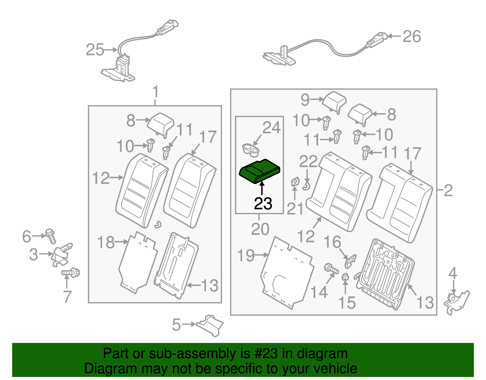 BJS8-88-3B1B-02 - Armrest Cover 2014-2018 Mazda 3 | Florida Mazda Parts