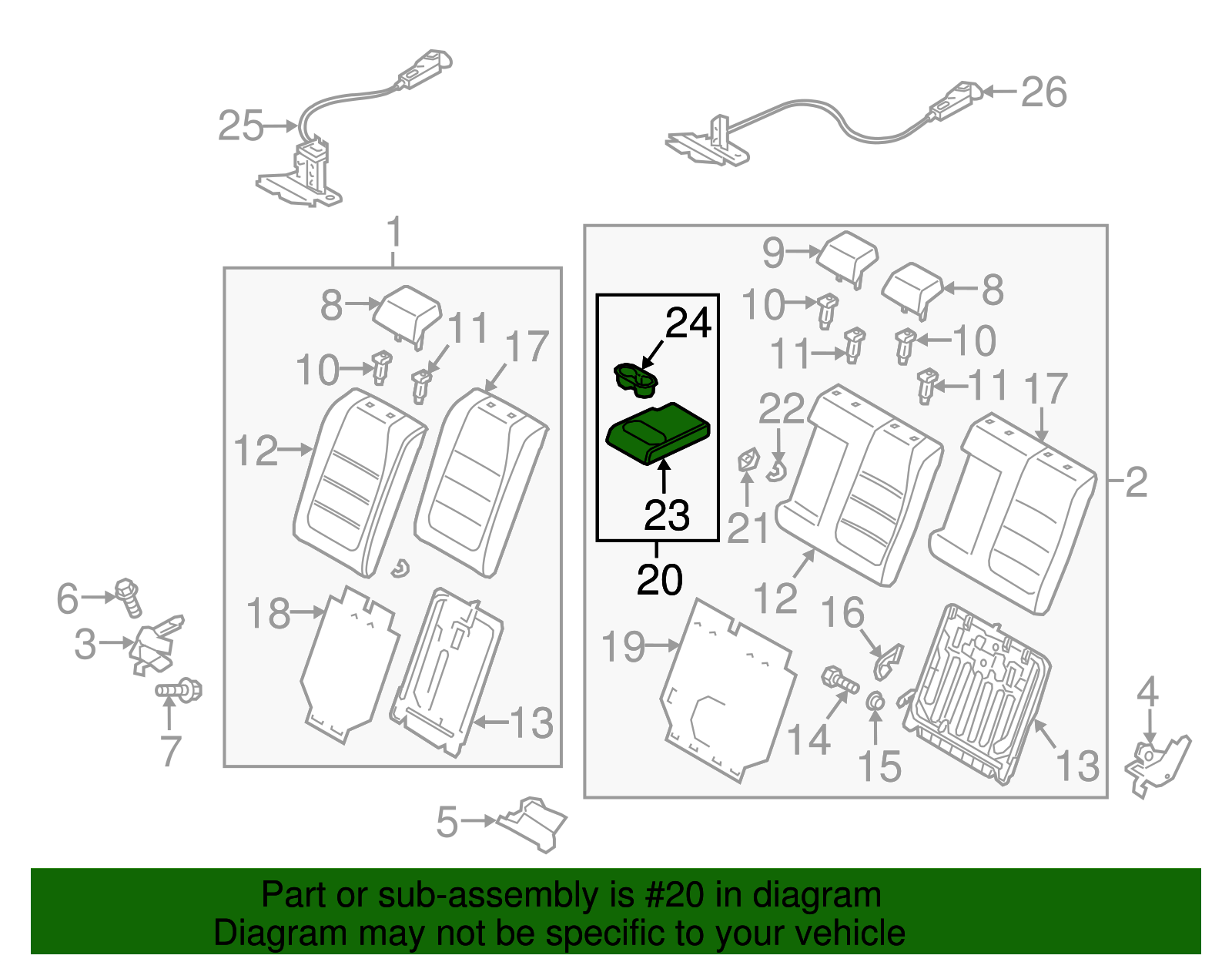 BHN9-88-3B0A-02 - Armrest Assembly 2014-2018 Mazda 3 | Florida Mazda Parts