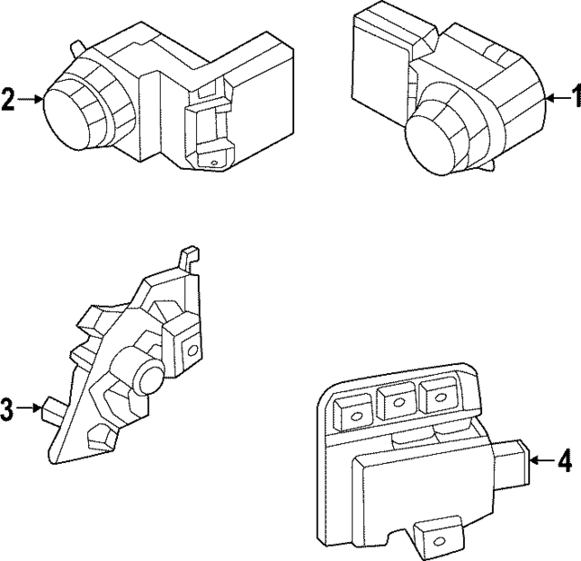 2022-2024 Kia EV6 Auto Park Sensor Retainer 86685-CV200 | TascaParts.com