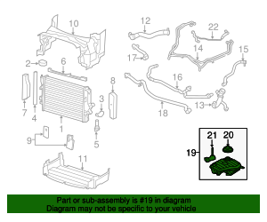 2010-2015 Jaguar Reservoir Tank C2Z29118 | OEM Parts Online