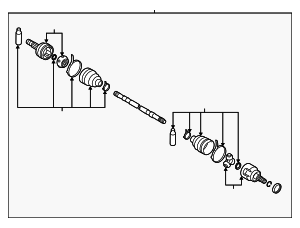 2021-2025 Nissan Rogue Axle Assembly 39600-6RE0A | Ziegler Nissan of ...