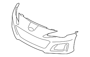 2017-2020 Subaru BRZ Bumper Cover 57702CA280 | SubaruOnlineParts.com