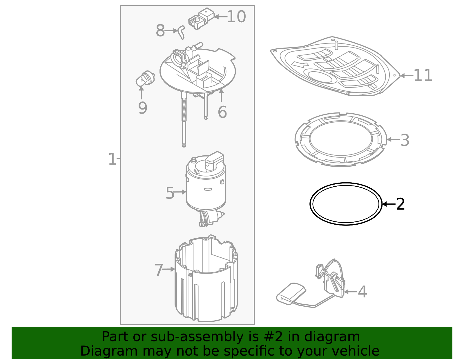 Genuine Fuel Pump Assembly O-Ring for 2007-2025 Hyundai | Part# 31115 ...