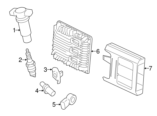 2011-2020 GM Engine Control Module Bracket 22859944 GM | GMPartsDirect.com