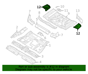 3QF-802-091-B - Floor Extension 2020-2025 Volkswagen Atlas Cross Sport ...