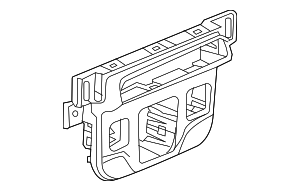 2021-2022 Cadillac Black Instrument Panel Switch Trim Plate 84925672 ...