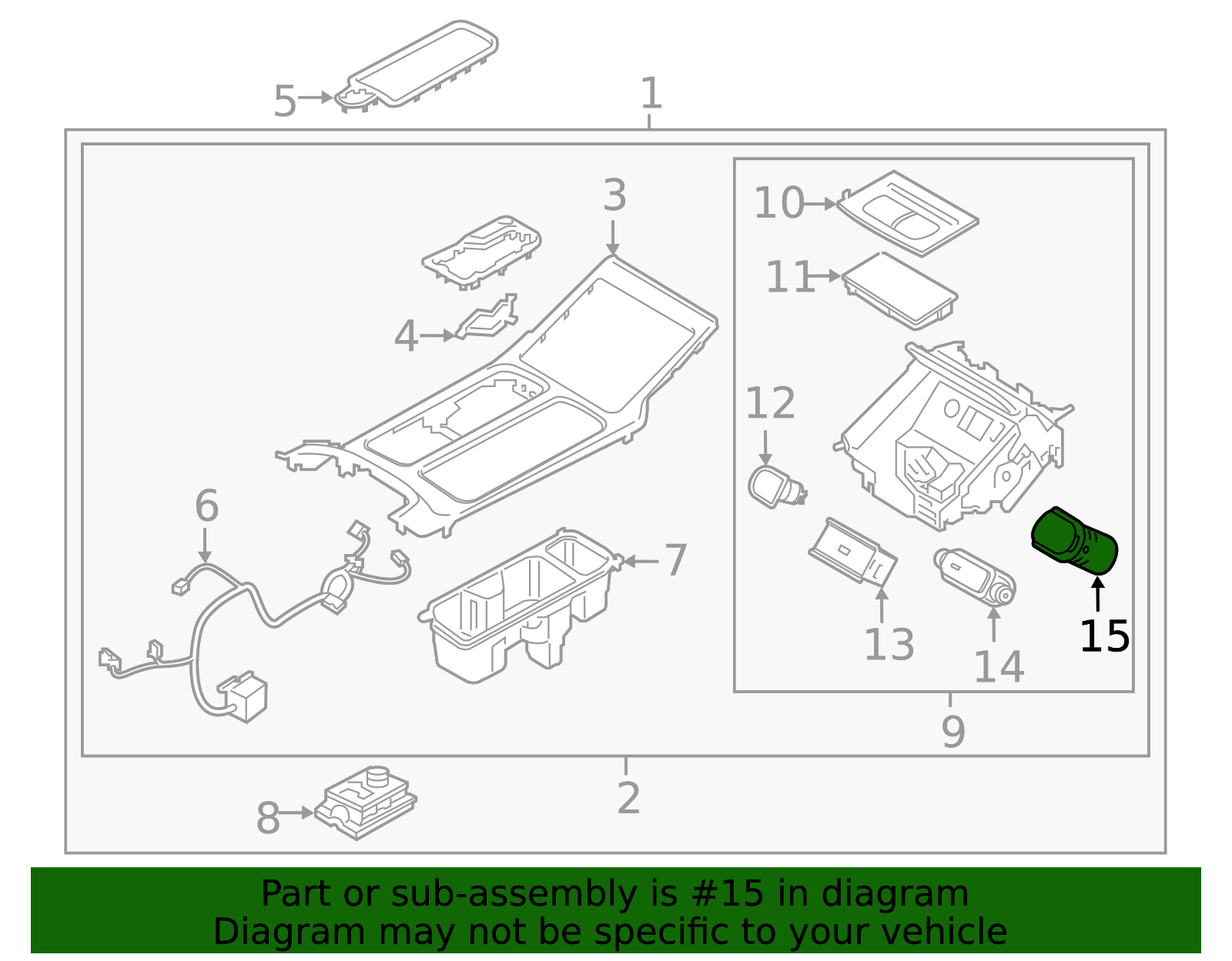 96125-S9010 - USB Port 2020-2022 Kia Telluride | Kia.Parts Store
