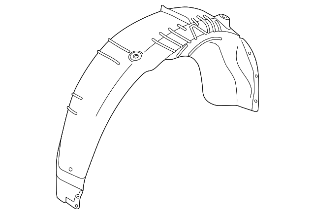 2021-2023 Hyundai Santa Fe Wheelhouse Liner 86822-S1500 | Hamilton ...