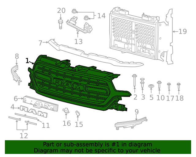 68405608AD - Body Wiring | Mopar Parts Canada