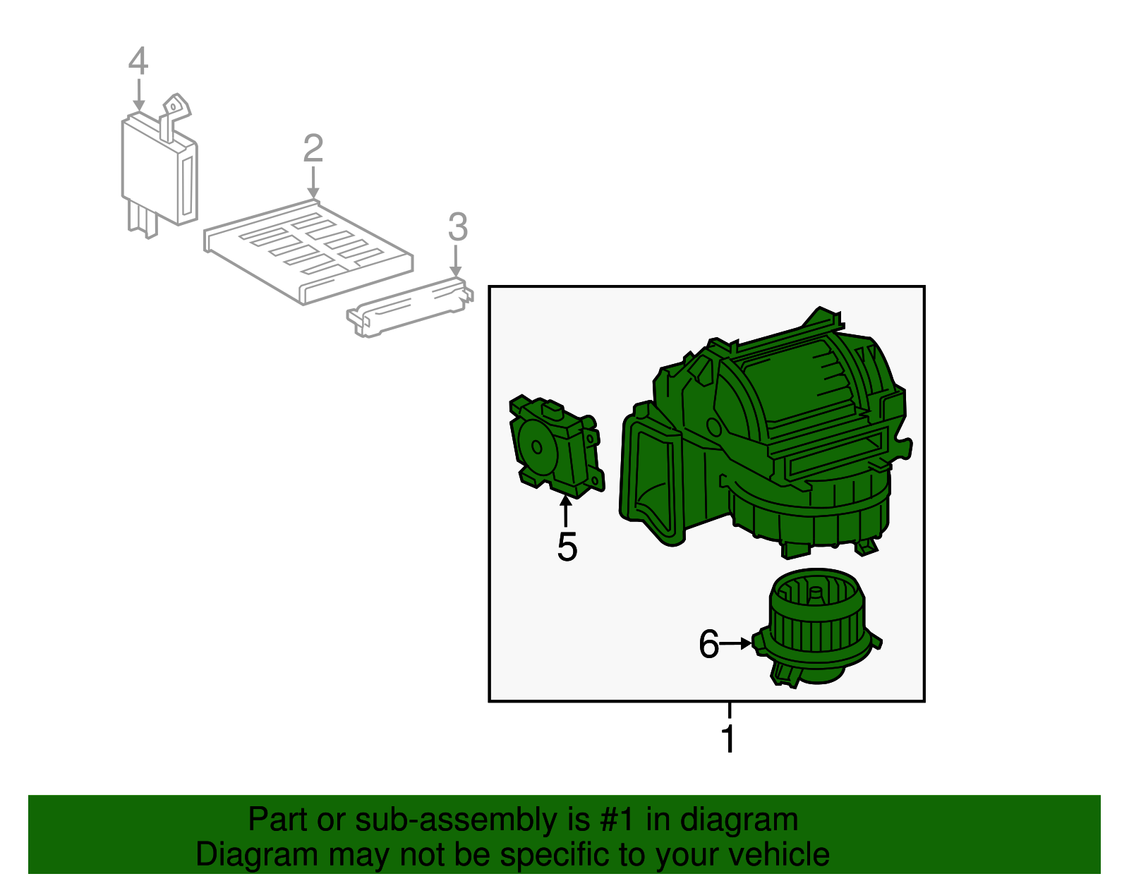2007-2009 Toyota Blower Assembly 87130-28580 | Toyota San Diego Parts