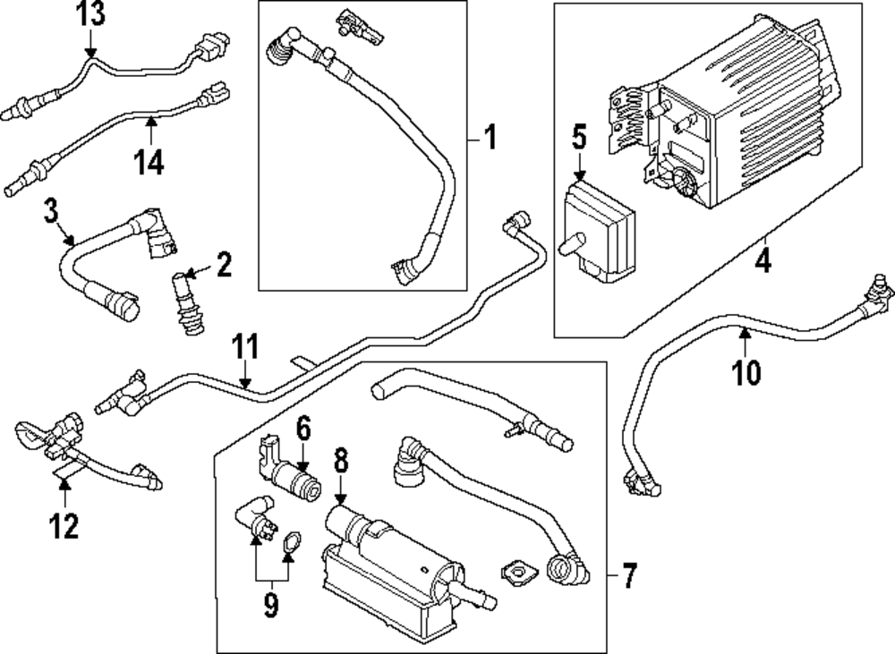 KL3Z-9G750-A - Vapor Canister Filter 2021-2025 Ford F-150 | Big 3 Auto ...