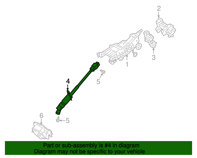 2005-2008 Ford Shaft Assembly 6F9Z-3B676-AA | Varsity Ford