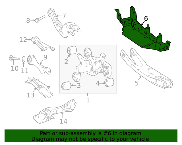 247-352-87-00 - Lower Control Arm Lower Cover 2021-2023 Mercedes-Benz ...