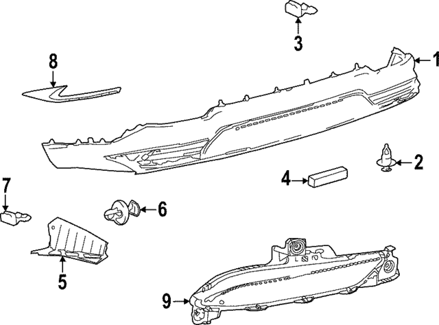 52169-F6010 - Lower Cover 2022-2024 Lexus | Longo Lexus Parts