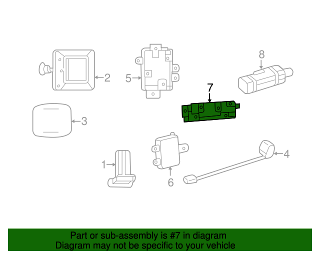 213-905-66-00 - Antenna Amplifier 2017-2024 Mercedes-Benz | Mercedes ...