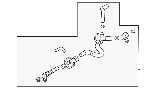2019-2022 Mazda Vapor Canister Purge Solenoid BDTS-42-95XA ...