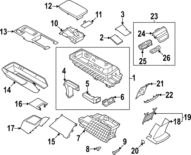 2022-2024 Nissan Headlamp Assembly Bolt 01121-A6181 | TascaParts.com