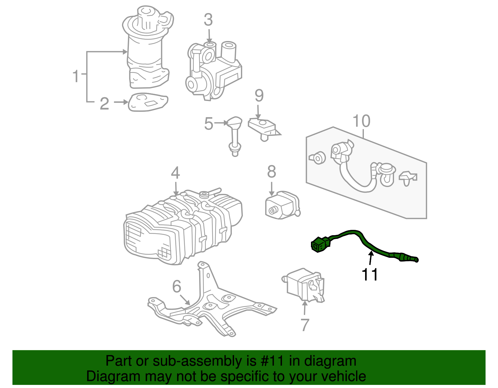 36531-RCA-A02 - Sensor 2003-2008 Honda | Honda Parts Online