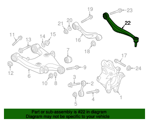 33-32-6-779-848 - Rear Upper Control Arm - 2010-2017 BMW | Buy BMW ...