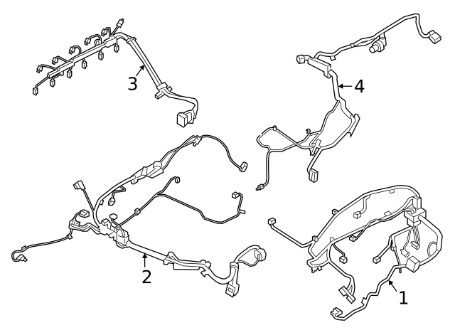 12-53-8-654-412 - Wire Harness - 2019-2023 BMW | BMWPartsHub