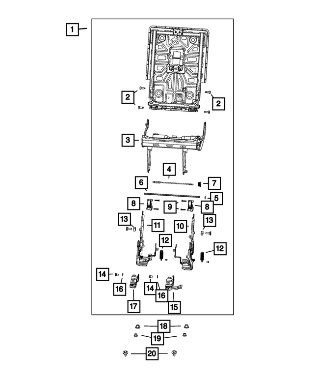 MOPAR RECLINER MOTOR - 68566820AA - 68566820AA | Mopar Online Parts