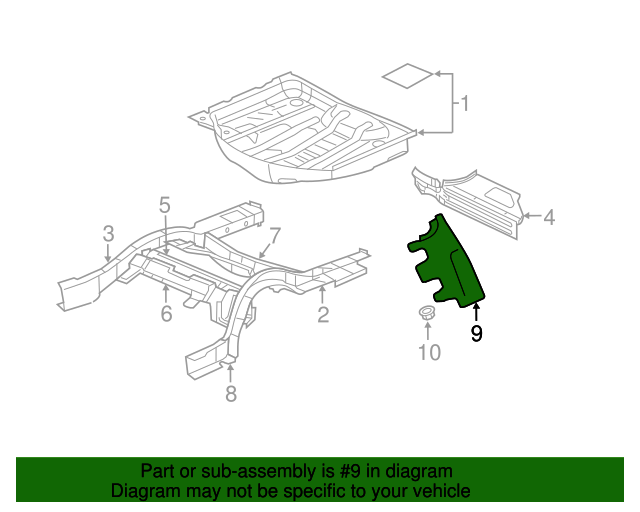2005-2021 Mopar Under-Body Shield 4806232AB | TascaParts.com