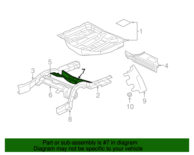 4780812AD - Rear Cross-Member - 2005-2021 Mopar | Mopar Parts Canada